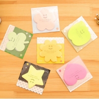 Lovely Shaped Cute Sticky Notes Novelty Sticky Note Pad Bookmark Memo ...