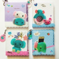 Cute Elephant Animals Notebooks Small Notepads Lined Notes Pad Pocket ...