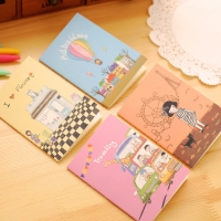 Lovely Girls Cute Notebooks Small Notepads Lined Page Notes Pad Pocket ...