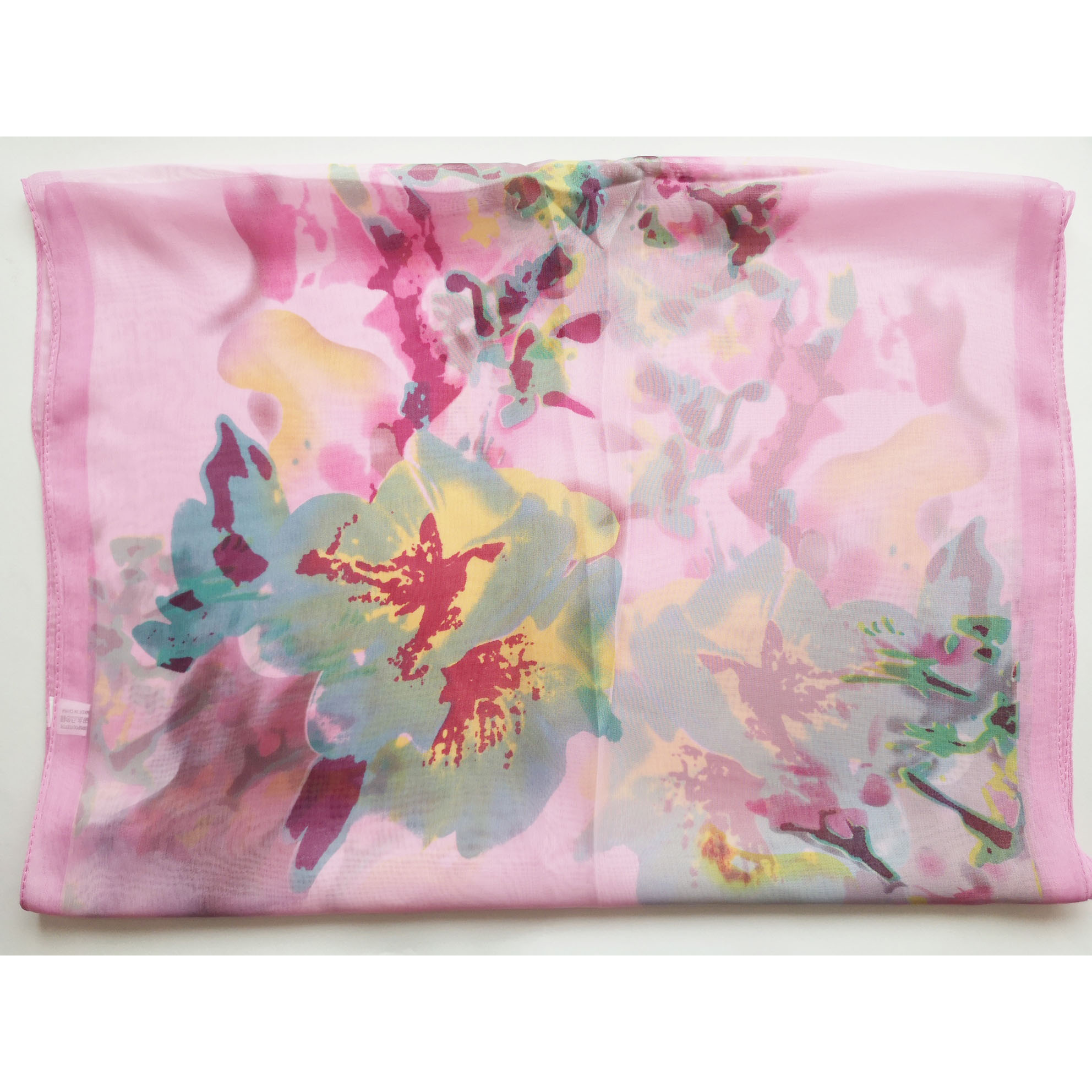 160cm 50cm Flowers Floral Fashion Ladies Scarves Chiffon Scarf Womens ...